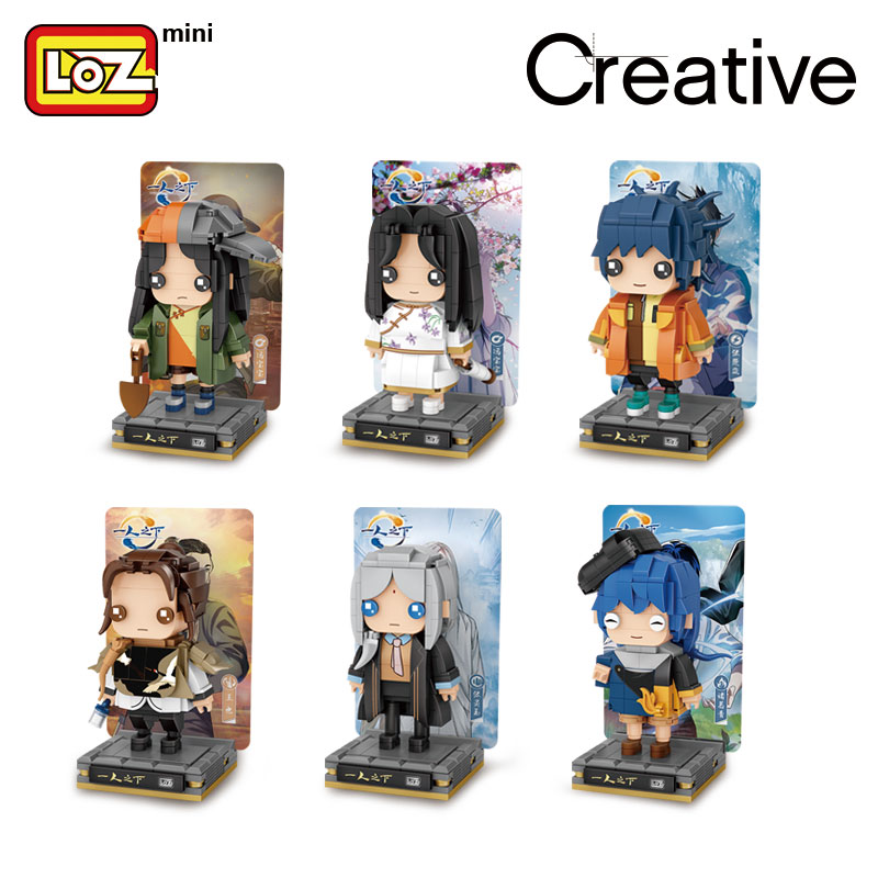LOZ 1342-1347 Anime Under One Person Characters | LOZ™ MINI BLOCKS