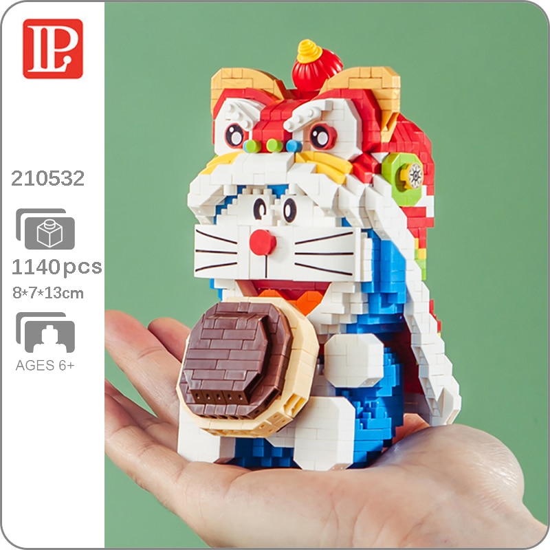 LP 210532 Doraemon Lion Dance | LOZ™ MINI BLOCKS