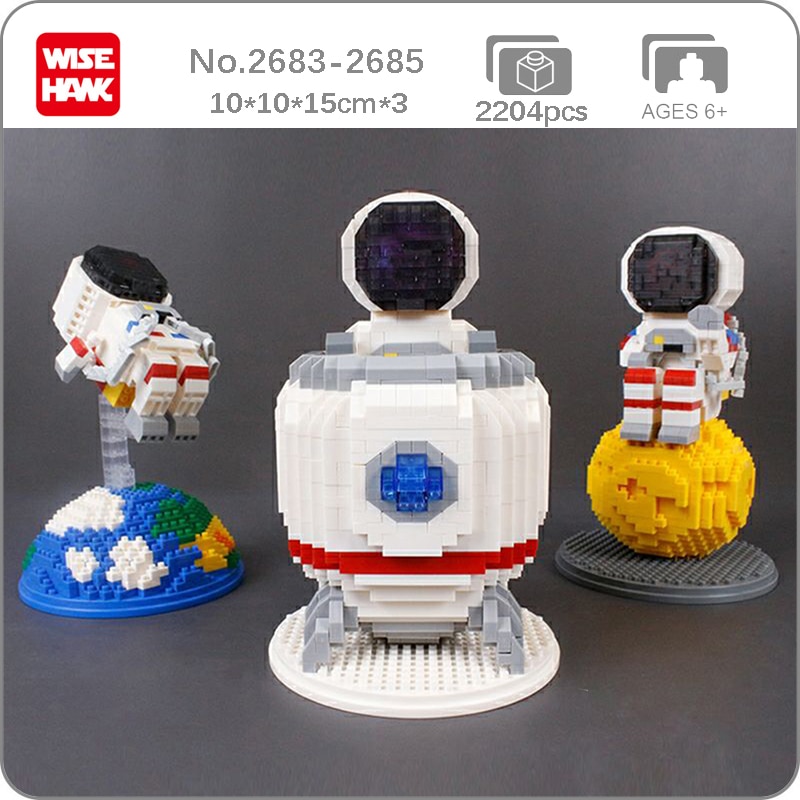 WISE HAWK 2683-2685 Space Astronaut | LOZ™ MINI BLOCKS
